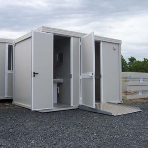 Cabine wc mobile - Abris de chantier - Techni-Contact