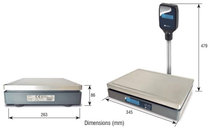 Balance poids seul : Commandez sur Techni-Contact - Balance avec écran ...