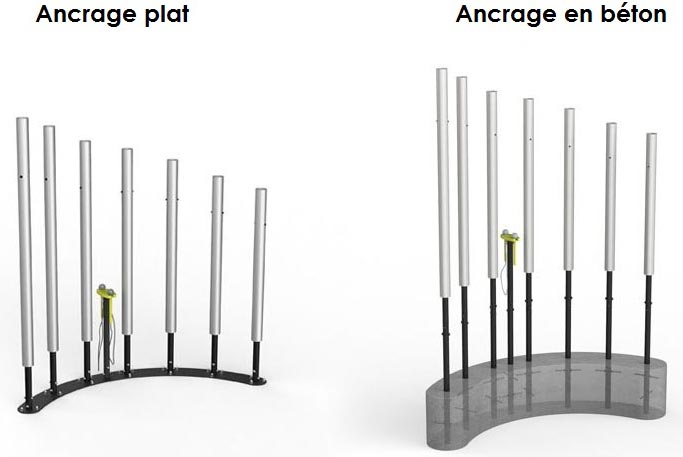 Instrument de musique d’extérieur – Cloches tubulaires Forest ...