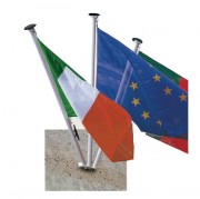 Mât de façade porte drapeau - Longueurs disponibles (m) : 2 et 3