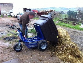Brouette électrique 400 Kg : Devis sur Techni-Contact - Brouettes