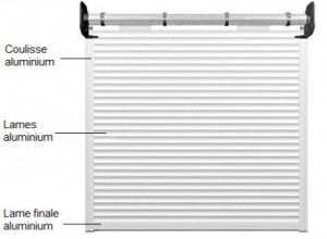 Volet roulant aluminium : Devis sur Techni-Contact - Rideau roulant