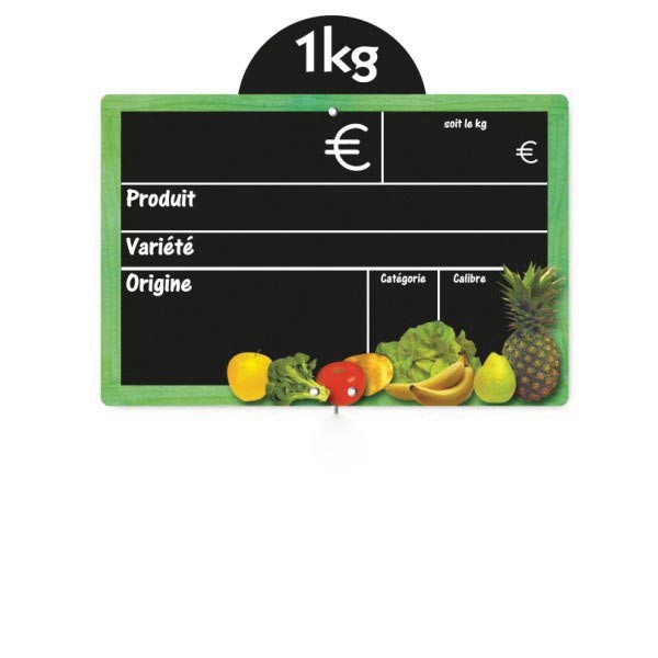 Etiquettes prix pour fruits et légumes : Commandez sur Techni-Contact ...