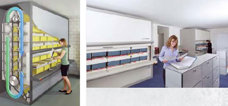 Stockeur rotatif vertical automatique pour documents : Devis sur Techni ...