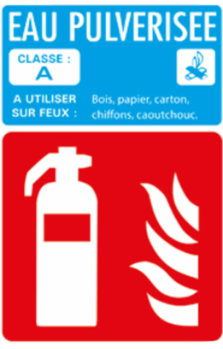 Plaque signalétique d'extincteur : Devis sur Techni-Contact ...