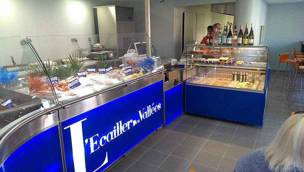 Étal à poisson inox sur mesure : Devis sur Techni-Contact - Comptoir ...