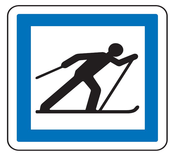 Panneau d'indication Ski de fond CE6b : Commandez sur Techni-Contact ...