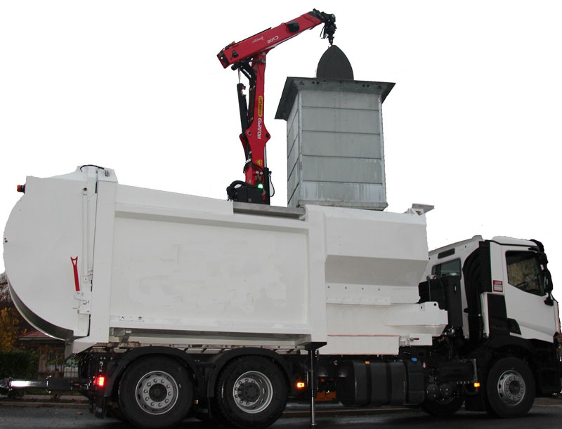 Camion benne à ordures ménagères : Devis sur Techni-Contact - Benne ...