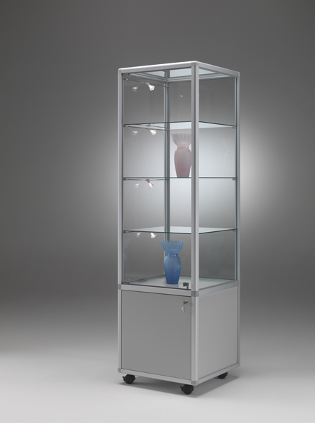 Vitrine d'exposition aluminium commerce : Devis sur Techni-Contact ...