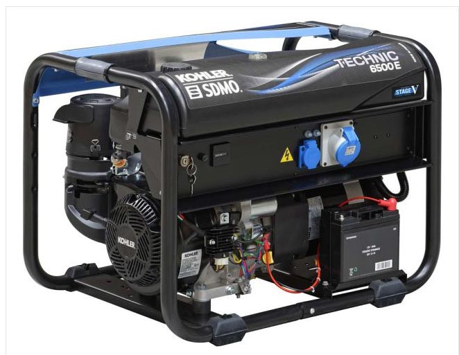 Groupe électrogène avec compteur Essence 6,50 kw : Commandez sur Techni ...