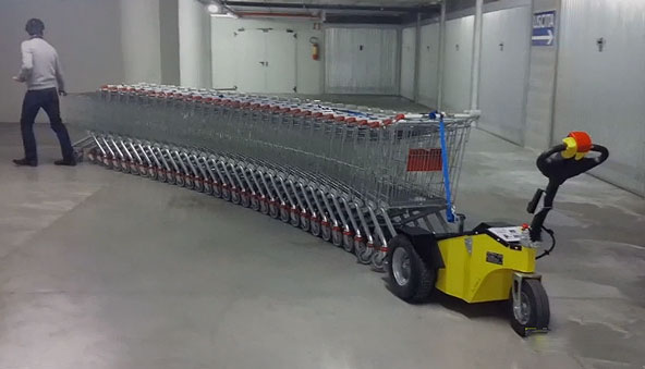 Tracteur pousseur chariots 3 tonnes : Devis sur Techni-Contact - Pousse ...