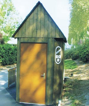 Module sanitaire à habillage bois : Devis sur Techni-Contact - Cabine ...