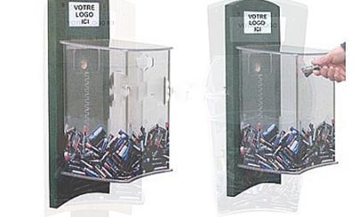 Collecteur à piles recyclable : Devis sur Techni-Contact - Bac de ...