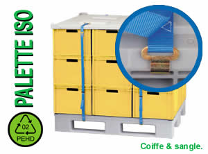 Couvercle et sangle pour palette : Devis sur Techni-Contact - Coiffe et ...