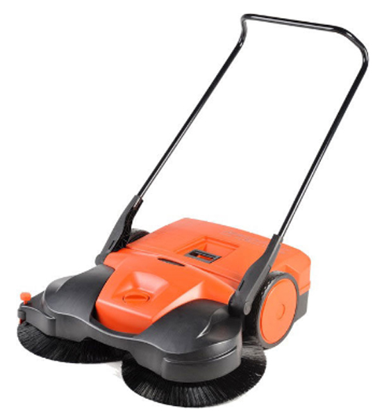 Balayeuse manuelle motorisée à 2 brosses 970 mm - 50 L : Commandez sur ...