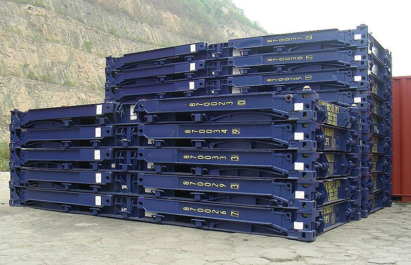 Conteneur flat rack : Devis sur Techni-Contact - Conteneur plateforme