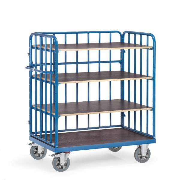 Chariot 4 plateaux : Devis sur Techni-Contact - Chariot 4 roues