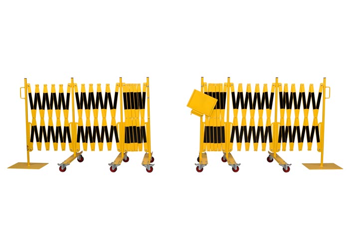 Barrière extensible avec roues : Commandez sur Techni-Contact ...