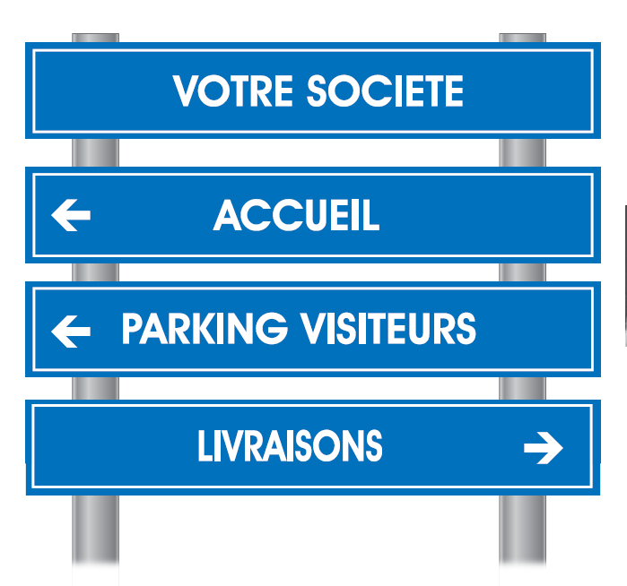Panneaux directionnels : Commandez sur Techni-Contact - Signalisation ...