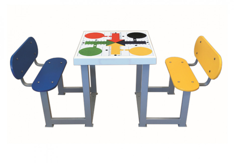 Table de jeux à 2 bancs avec dossier : Devis sur Techni-Contact - Table ...
