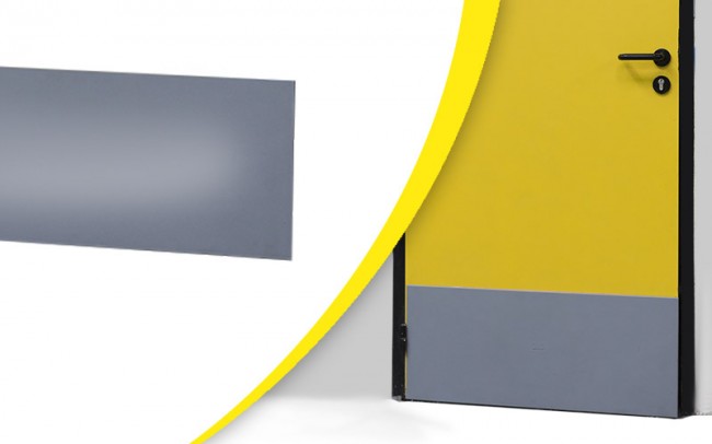 Protection bas de porte TPU : Commandez sur Techni-Contact - Plaque de ...