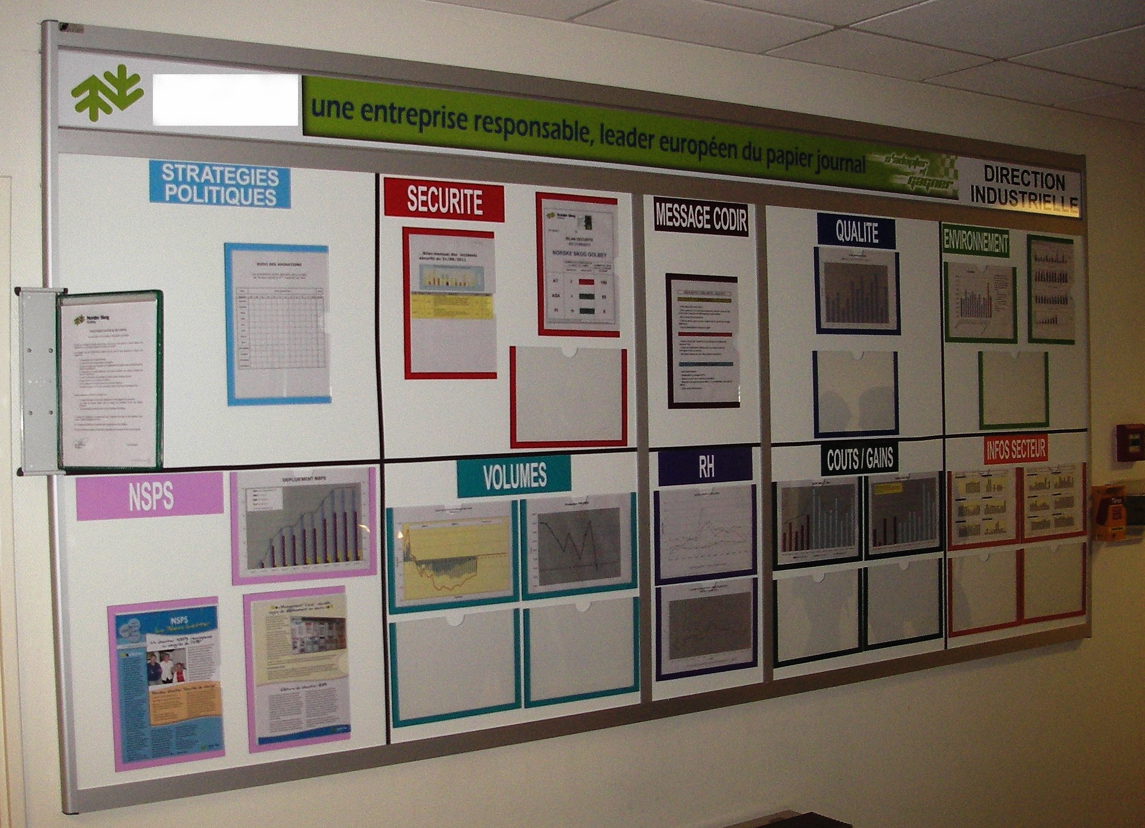 Panneau d'affichage mural : Devis sur Techni-Contact - Panneau d ...