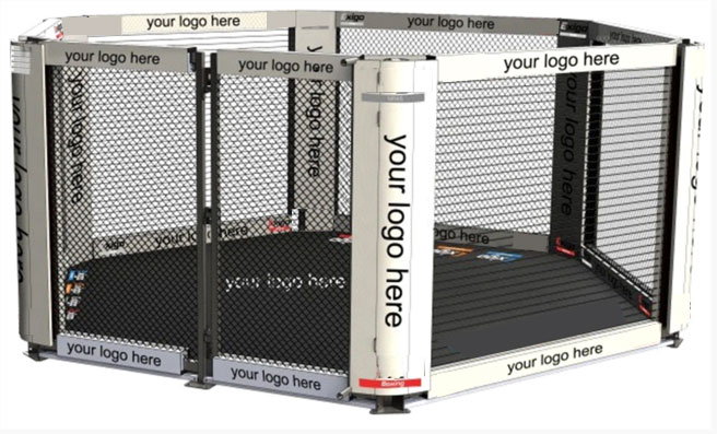 Ring MMA 4,9 m : Devis sur Techni-Contact - Cage MMA