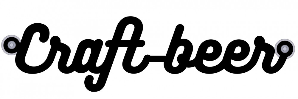 Pancarte à ventouse Craft beer : Commandez sur Techni-Contact - Pancarte pour bar