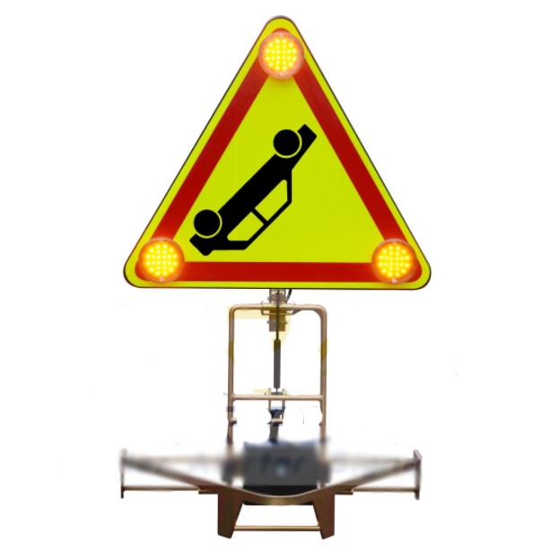 Triangle lumineux de signalisation : Devis sur Techni-Contact - Panneau ...