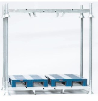 Rack mobile double 1 tonne : Commandez sur Techni-Contact - Base double ...