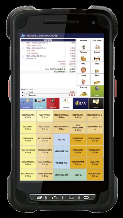 Terminal prise de commande tactile : Devis sur Techni-Contact ...