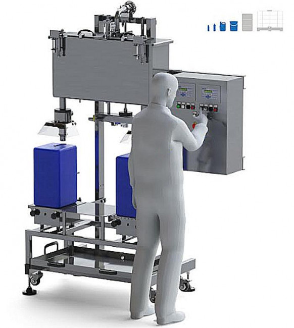 Remplisseuse semi-automatique pour produits liquides : Devis sur Techni ...