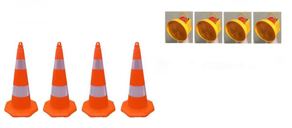 Kit de balisage lumineux pour chantier : Commandez sur Techni-Contact ...