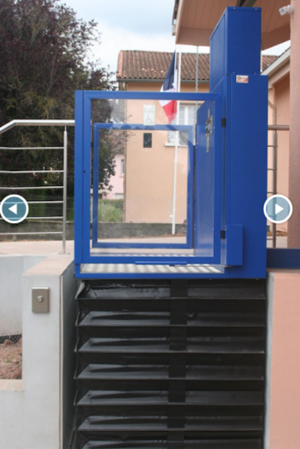 Élévateur PMR vertical : Devis sur Techni-Contact - Plateforme ...