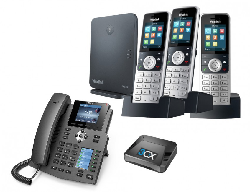 Téléphonie IP 3CX 1 fixe 3 DECT : Devis sur Techni-Contact - Téléphonie ...