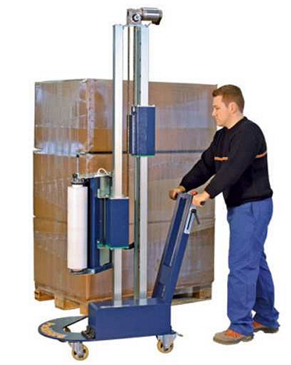 Filmeuse manuelle mobile a pré étirage : Devis sur Techni-Contact ...