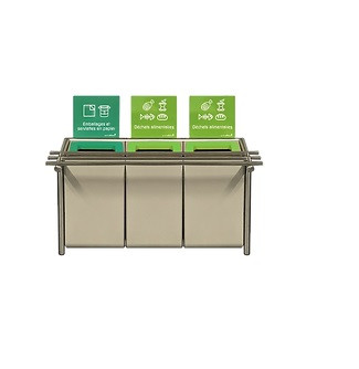 Table de tri sélectif pour la restauration scolaire : Devis sur Techni ...