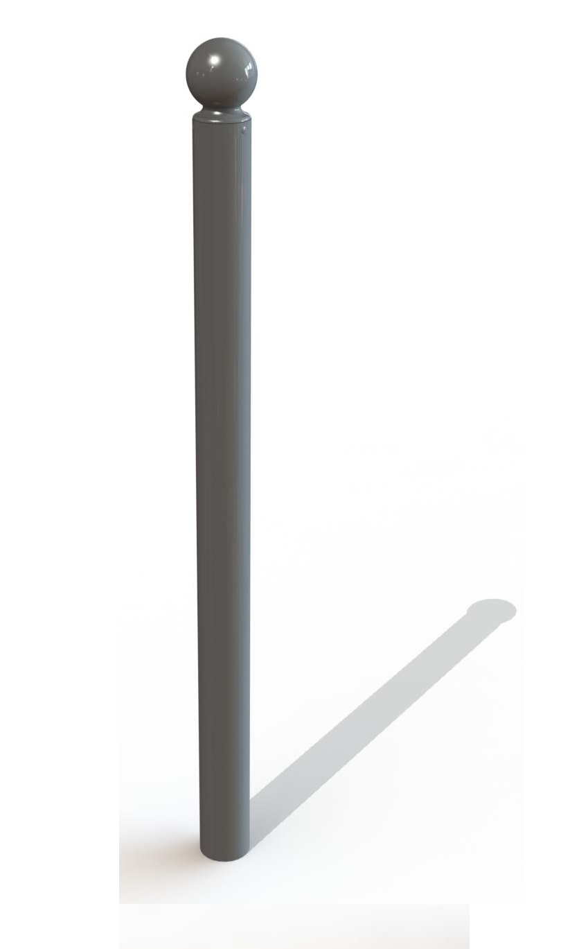 Potelet boule en acier : Commandez sur Techni-Contact - Potelet de ville