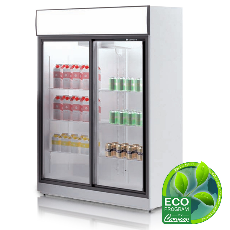Vitrine boisson double portes : Devis sur Techni-Contact - Vitrine boissons