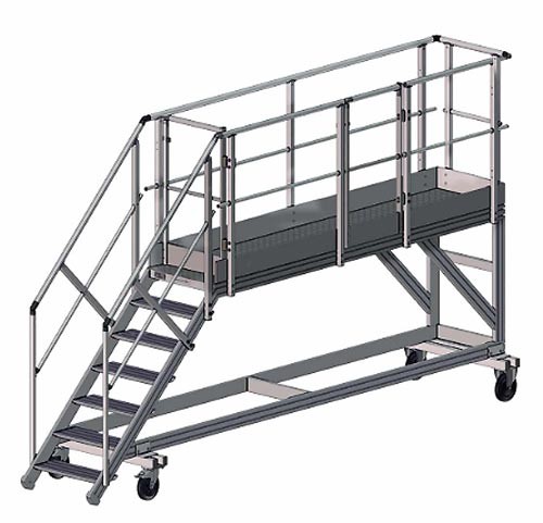 Quai de chargement mobile pour camion - Hauteur plateforme : 1400 mm ...