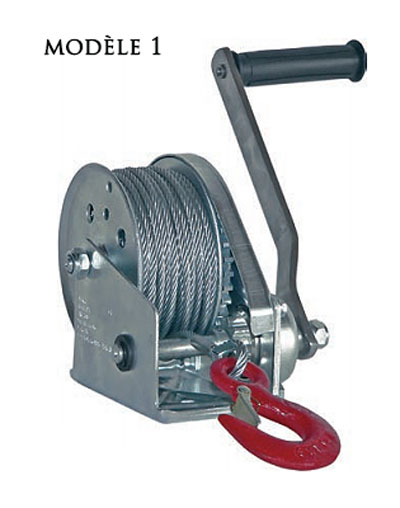 Treuil de halage manuel : Devis sur Techni-Contact - Treuil manuel a cable