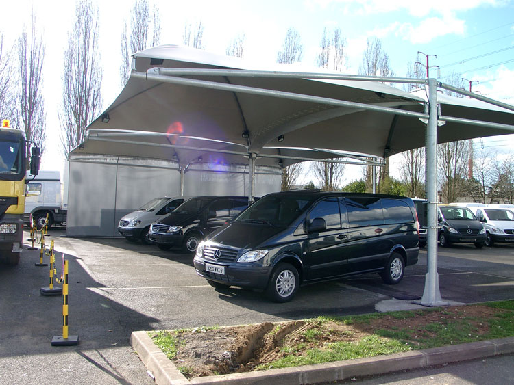 Abri pour utilitaire - en toile haute résistance : Devis sur Techni ...