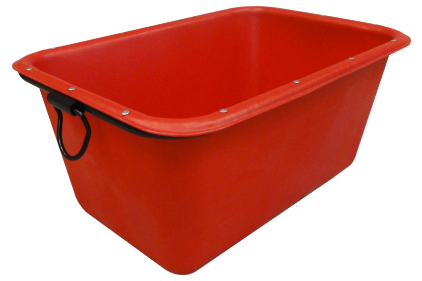 Bac à mortier en polyéthylène : Commandez sur Techni-Contact - Auge de ...