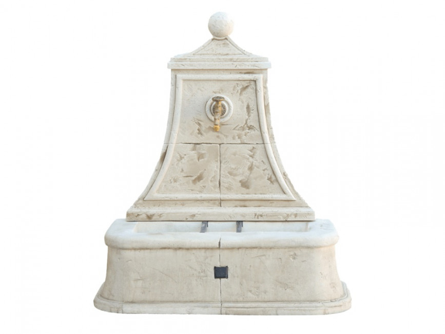 Fontaine de jardin murale en pierre reconstituée : Devis sur Techni ...