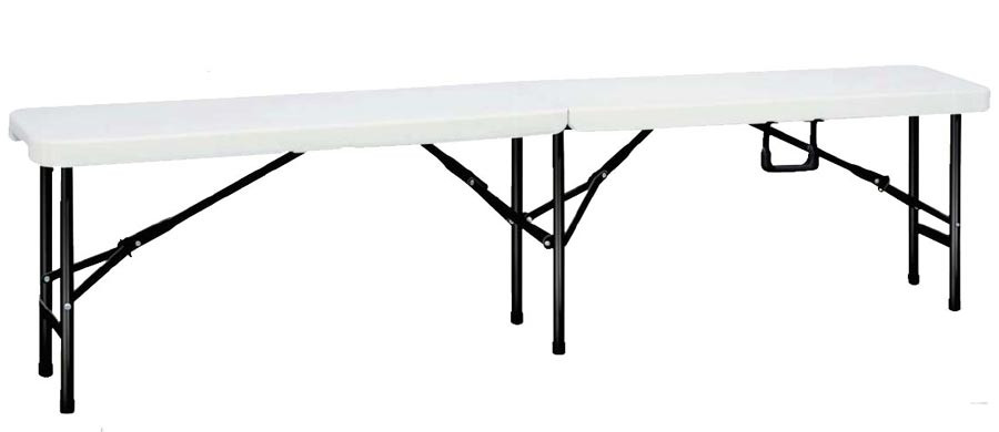 Banc pliable en polyéthylène - Longueur : 1830 mm : Commandez sur ...