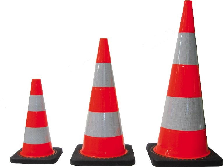 Cône de signalisation PVC : Devis sur Techni-Contact - Plot de ...