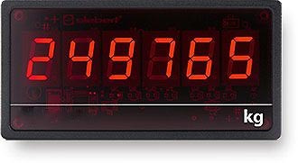 Afficheur digital LED encastrable - Hauteur de caractères : 14 ou 25 mm ...
