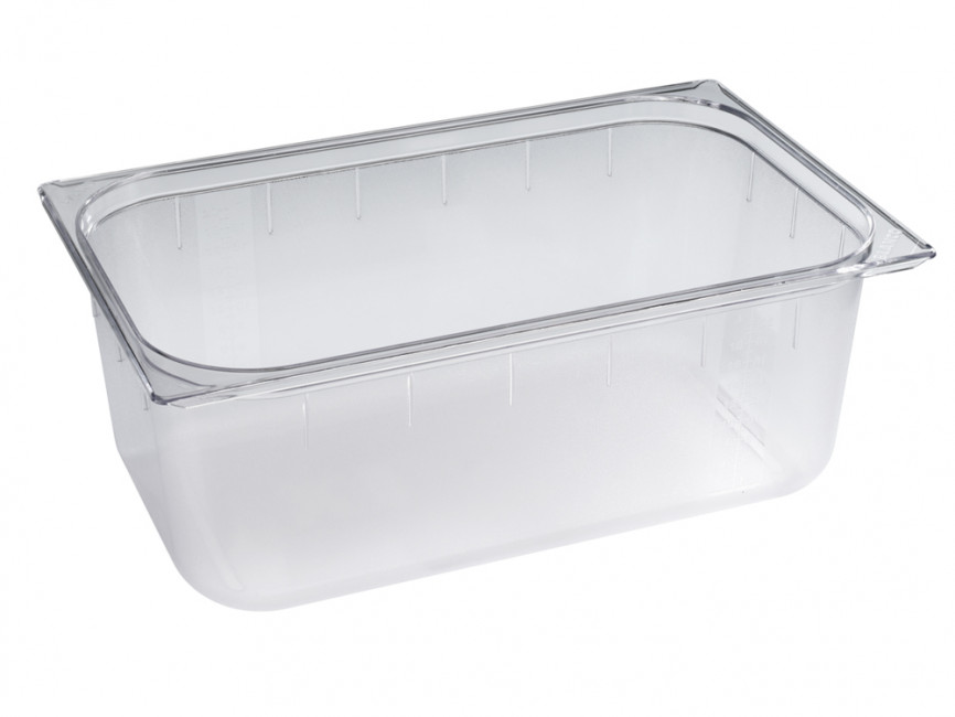 Bac gastro transparent GN 1/1 polycarbonate : Commandez sur Techni-Contact - Bac GN 1/1 ...