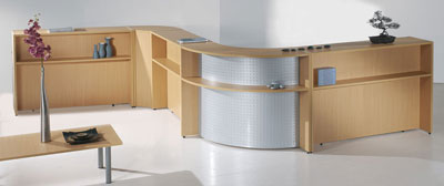 Banque d'accueil en S : Devis sur Techni-Contact - Mobilier d'accueil