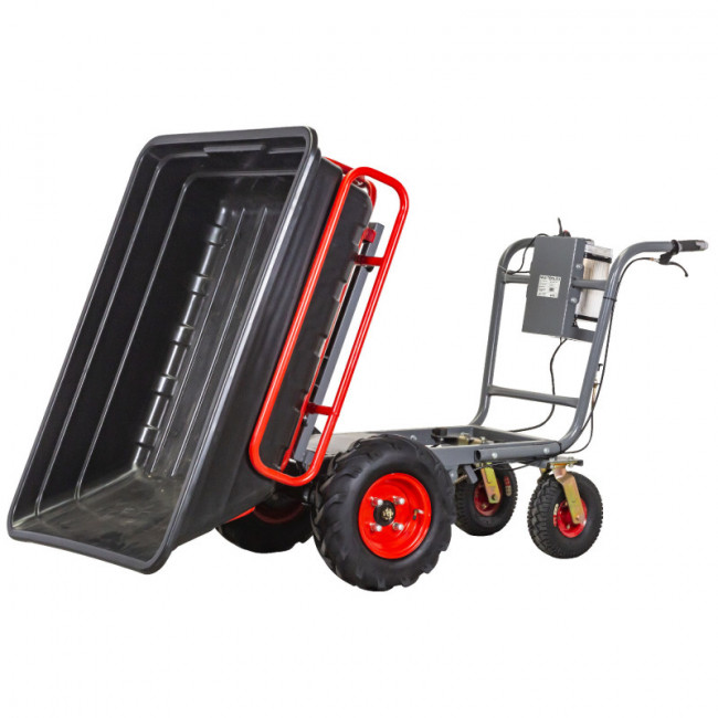 Brouette électrique 400W - Capacité 300 kg - Pente max. 12° : Devis sur ...